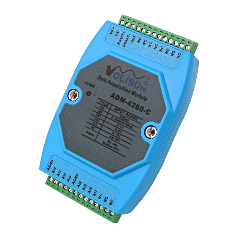 Adm-4280-C 8-Csatornás Analóg Akvizíciós Modul 0-20Ma 0-10V 4-20Ma-485 ...