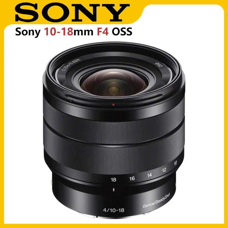 Sony lente gran angular con Zoom (SEL1018), dispositivo usado, F4 OSS ...