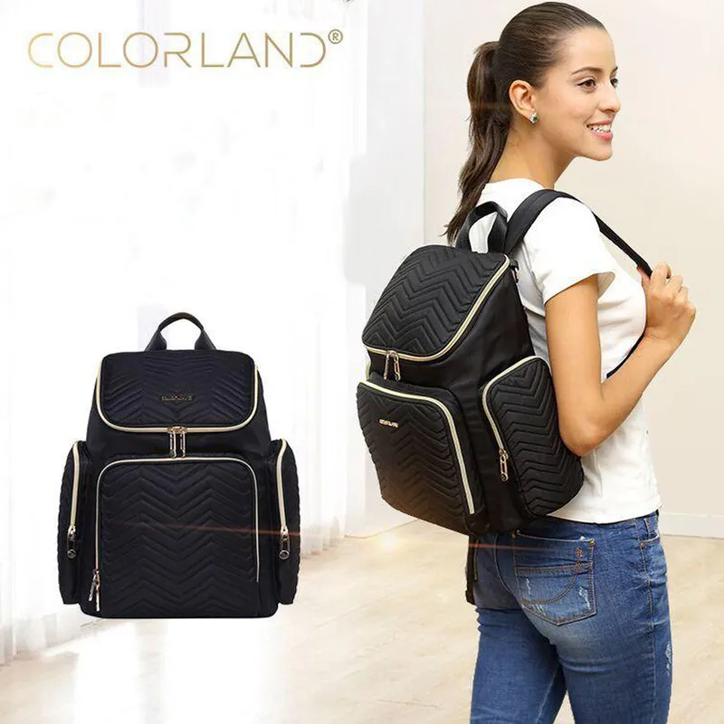 COLORLAND-Baby-Diaper-Bag-Backpack-Stroller-Bag-For-Wheelchair-Pram ...