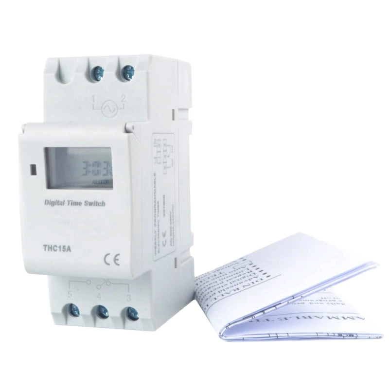 Power Timing Switch AC220V 15A Custom Time Relay Switch For LCD Display ...