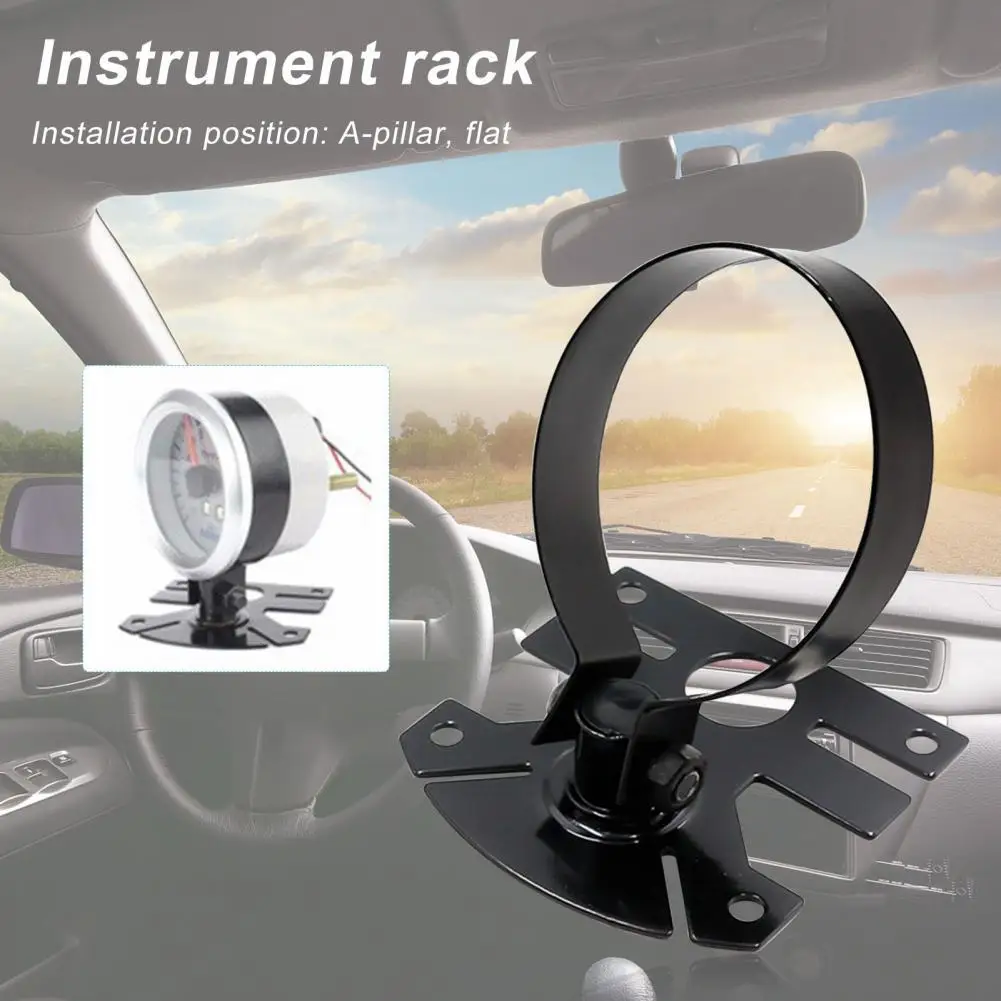 Universal Meter Holder Round Adjustable Car Black Meter Mount Holder ...