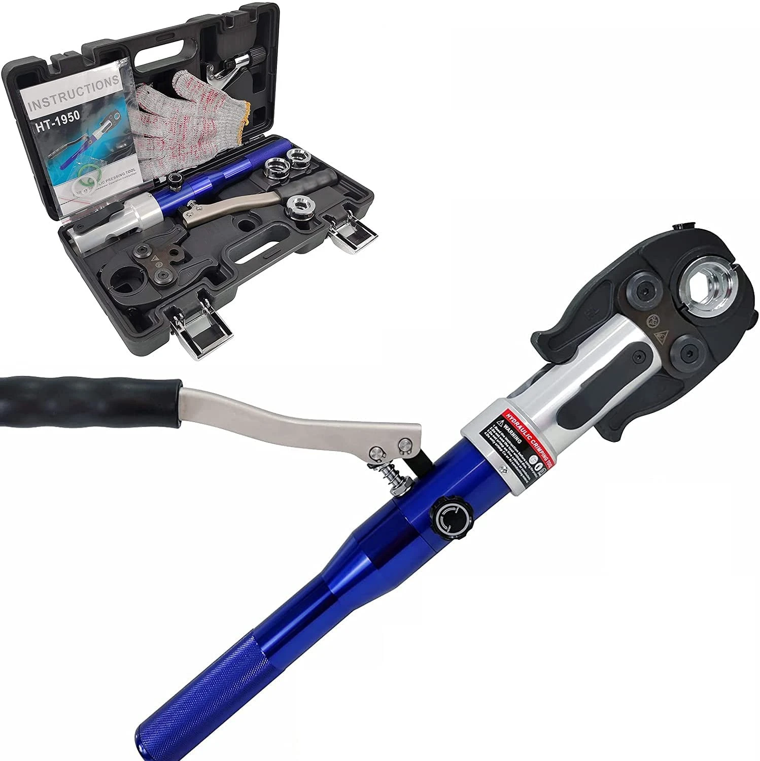 Hydraulic Copper Pipe Press Tool Ht-1950 Propress Copper Fitting Pipe Reparing Tool Pex Clamping ...