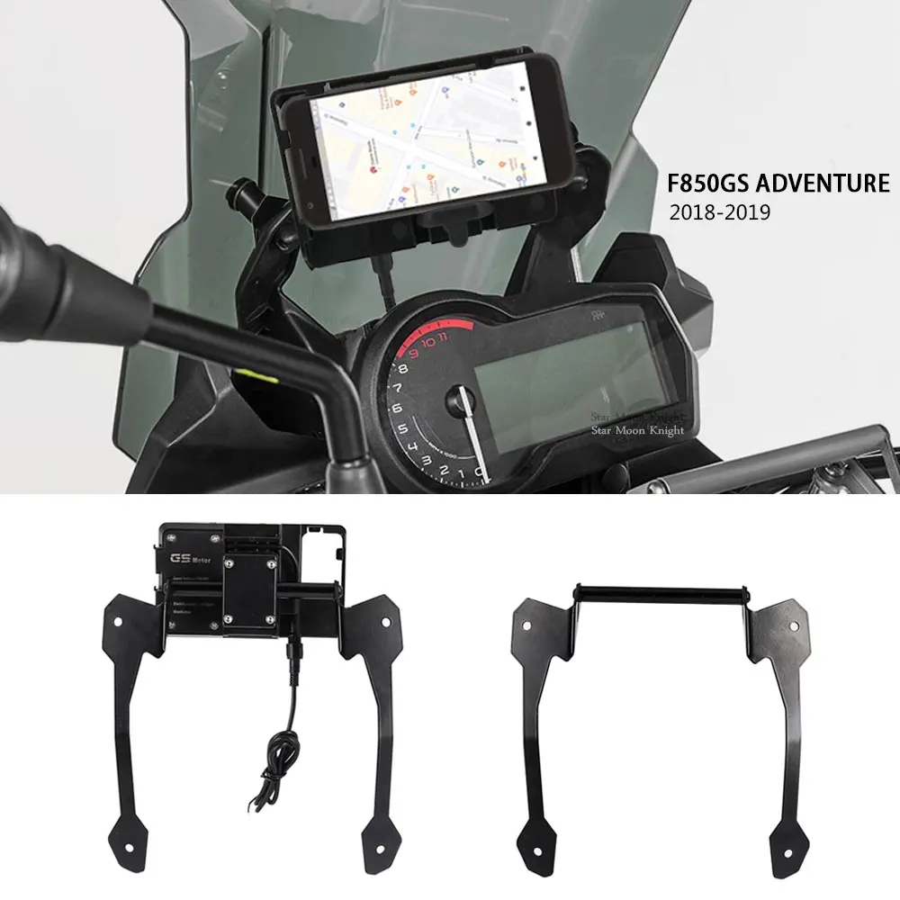 F850GS-Motorcycle-Navigation-Plate-Bracket-Mobile-Phone-GPS-Stand ...