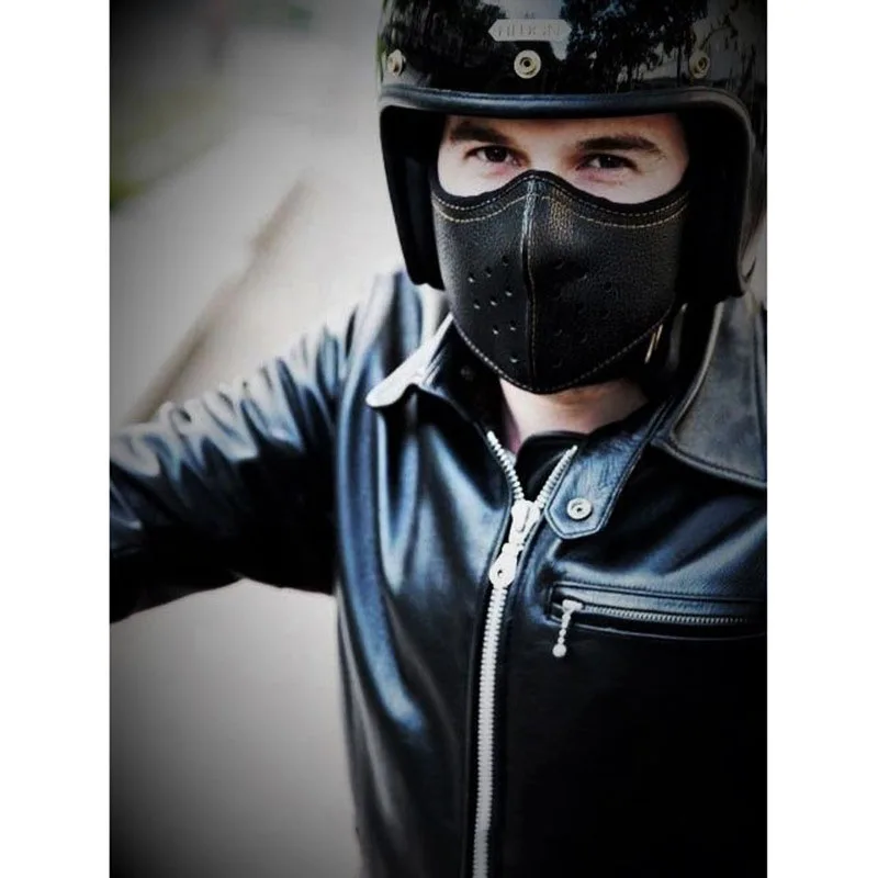 Men-s-Punk-Motorcycle-Mask-Vintage-Biker-Mask-Pu-Leather-Outdoor ...