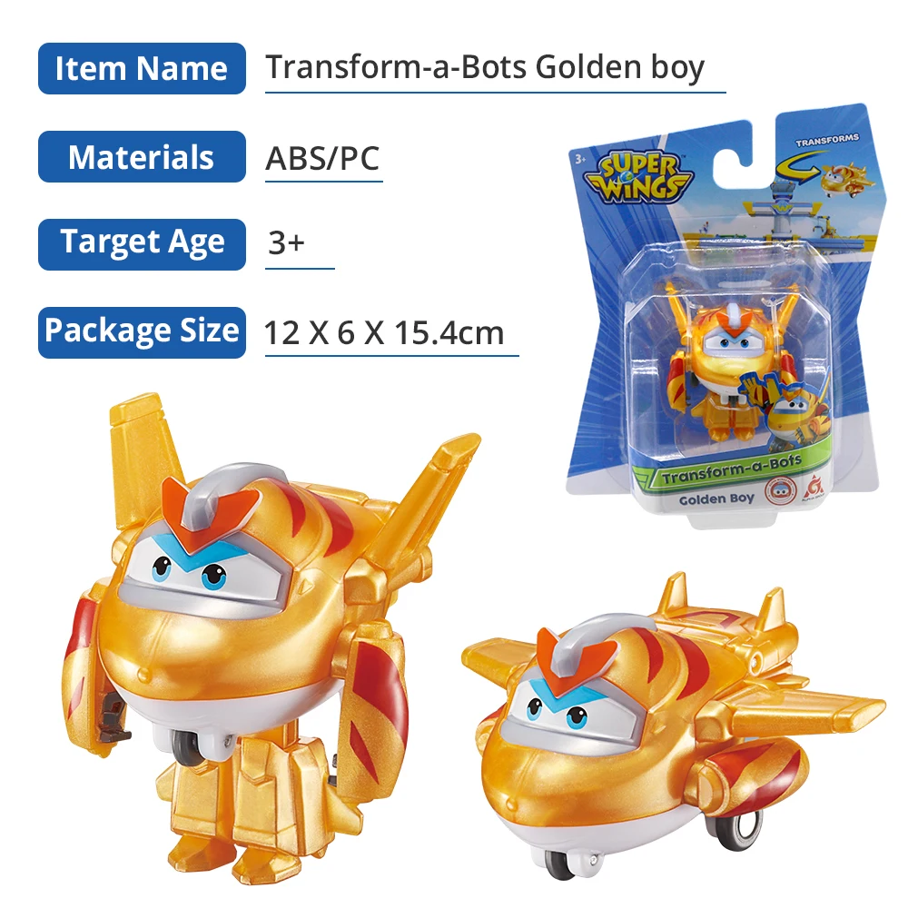 Super Wings S5 2" Mini Transforming Deformation Transform-a-Bots ...