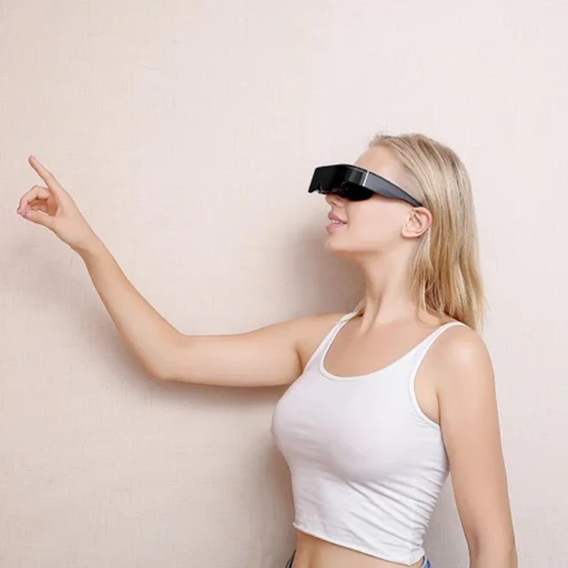 ENMESI E633 Head-mounted 3D VR Glasses Adapt to Multiple Devices Vision Portable Movie Watch ...