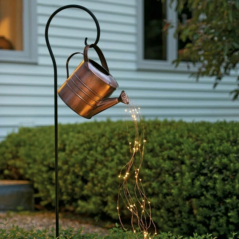 Bahçe sanat ışık dekorasyonu açık bahçe çim lambası bahçe DIY dekor ...