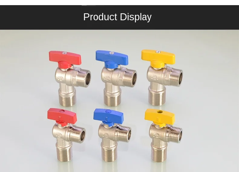 Set accessoires,Vanne à grand angle de débit spécial pour chauffe-eau à ...