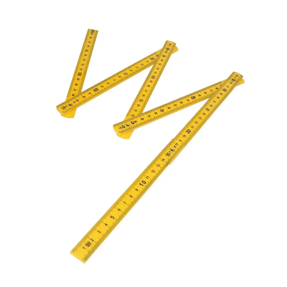 1 Meter Slide Six Parts Fold Up Rulers Folding Versatile Inside Reading ...