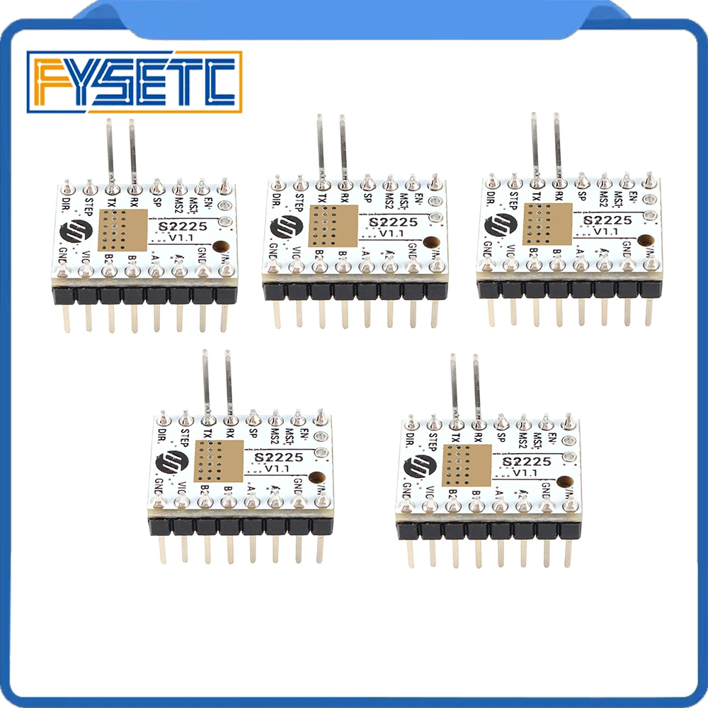 5pcs TMC S2225 V1.1 Replace TMC2208 TMC2209 Stepping Motor TMC2225 UART Stepsticks Mute Driver ...