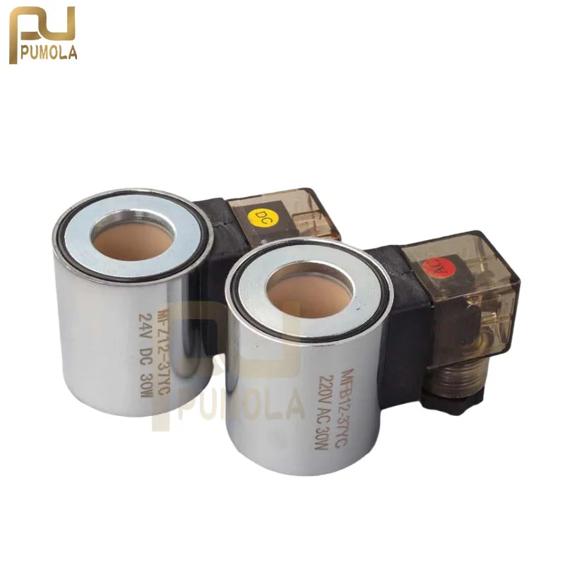 Hidraulikus Mágnesszelep Tekercs Mfb12-37Yc 220V/110V/24V/12V/48V/72V // 60 V Lyuk Átmérője 23 ...