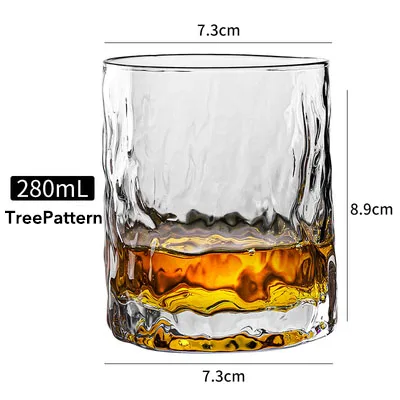 Vasos de whisky de moda, whisky escocés, bourbon, cócteles, ron, vasos ...