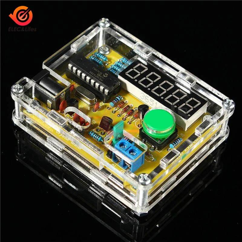 DIY Kits 1Hz-50MHz Frequency Counter with Crystal Oscillator Tester 5 ...
