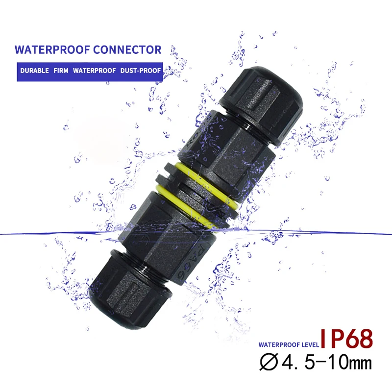 Conector de Cable impermeable M20, 2, 3, 4 pines, IP68, caja de conexiones ignífuga sellada para ...