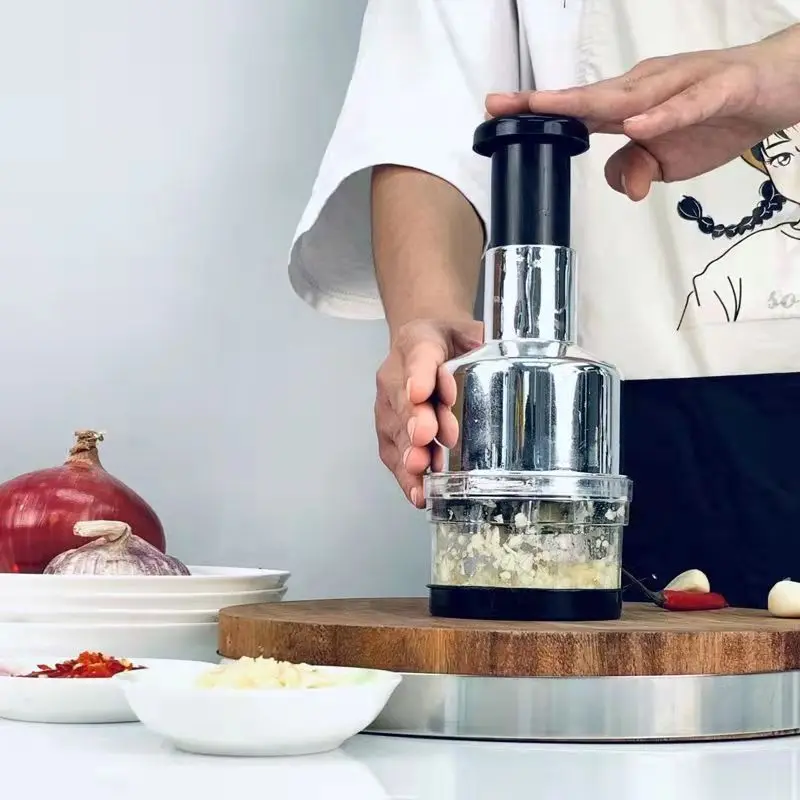 Food Chopper Vegetable Chopper Vegetable Crushing Mashing Cutter Multi ...