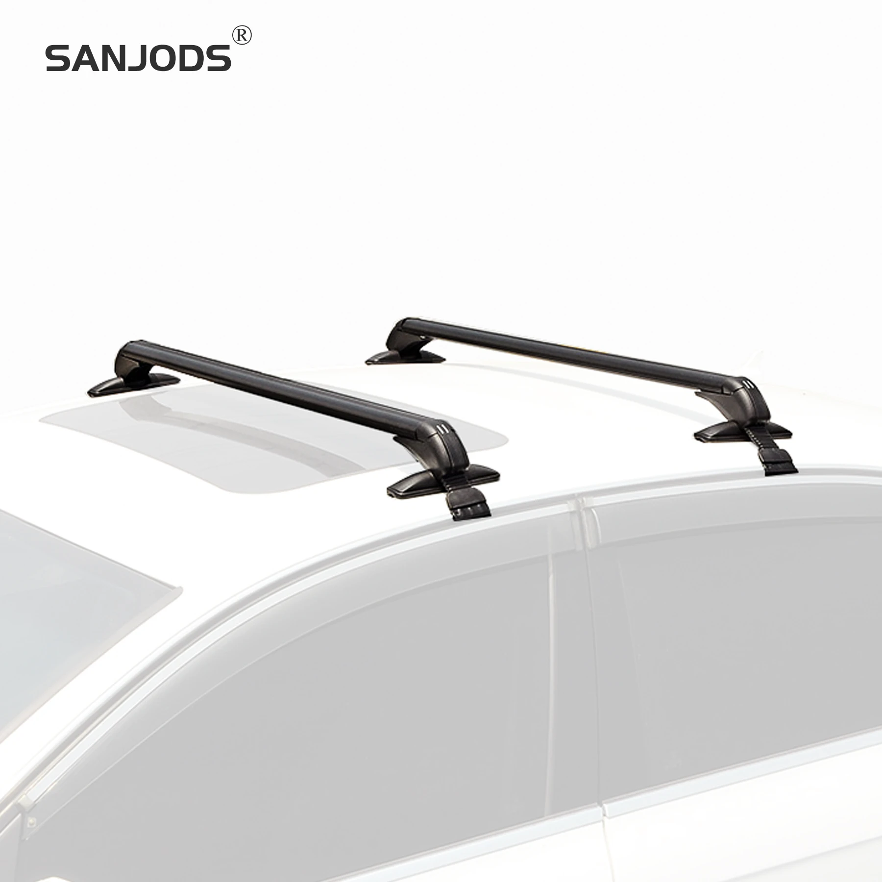 Universal Car Roof Rack Installed On Door Gap With Car Roof Fits Car ...