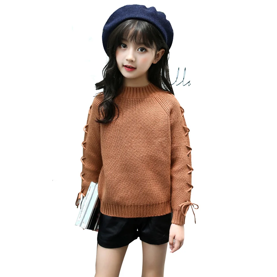 Girls Sweaters Spring Autumn Children Clothing Kids Clothes Teenage O ...