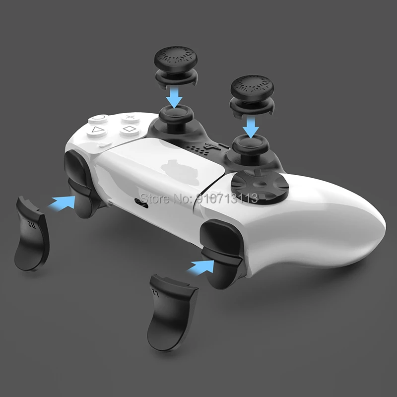 10 x FPS for PlayStation 5 PS5 Thumbsticks Cover Extender Thumb Grip ...