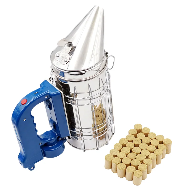 Beekeeping Tool Electric Bee Smoker with Heat Shield Smoke Bomb Vapor ...