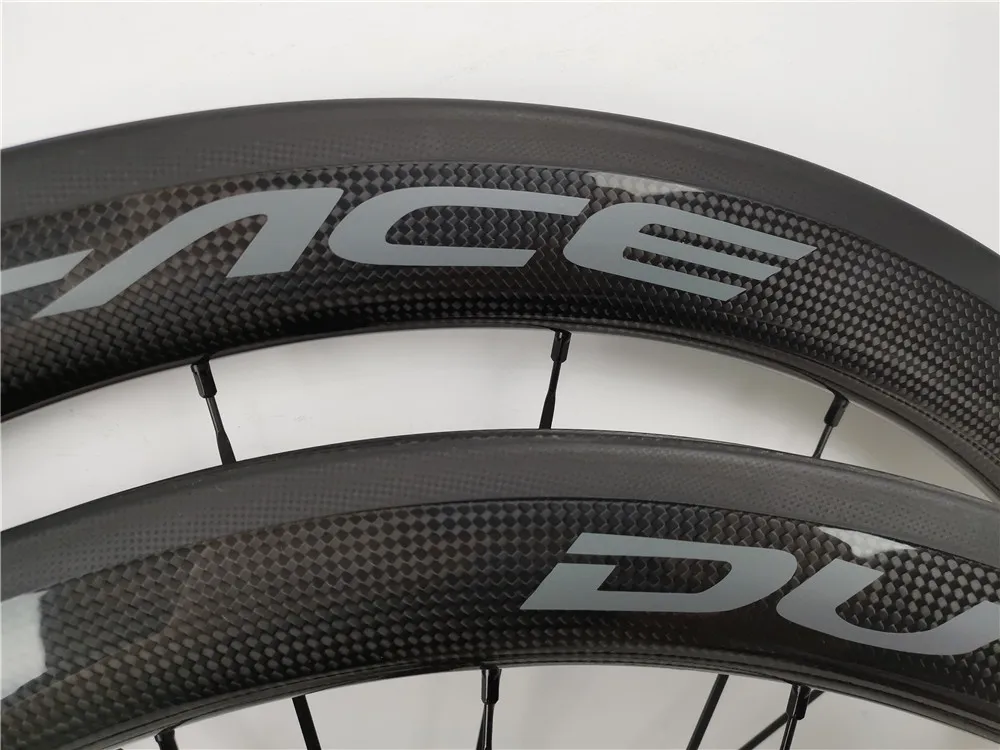 High Quality 700c Full Carbon Wheelset 38-50-60mm Rim Brake Clincher ...