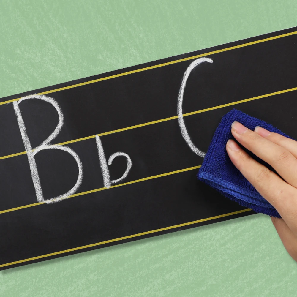 Learning English Alphabet Blackboard Sticker Calligraphy Blank Letters ...