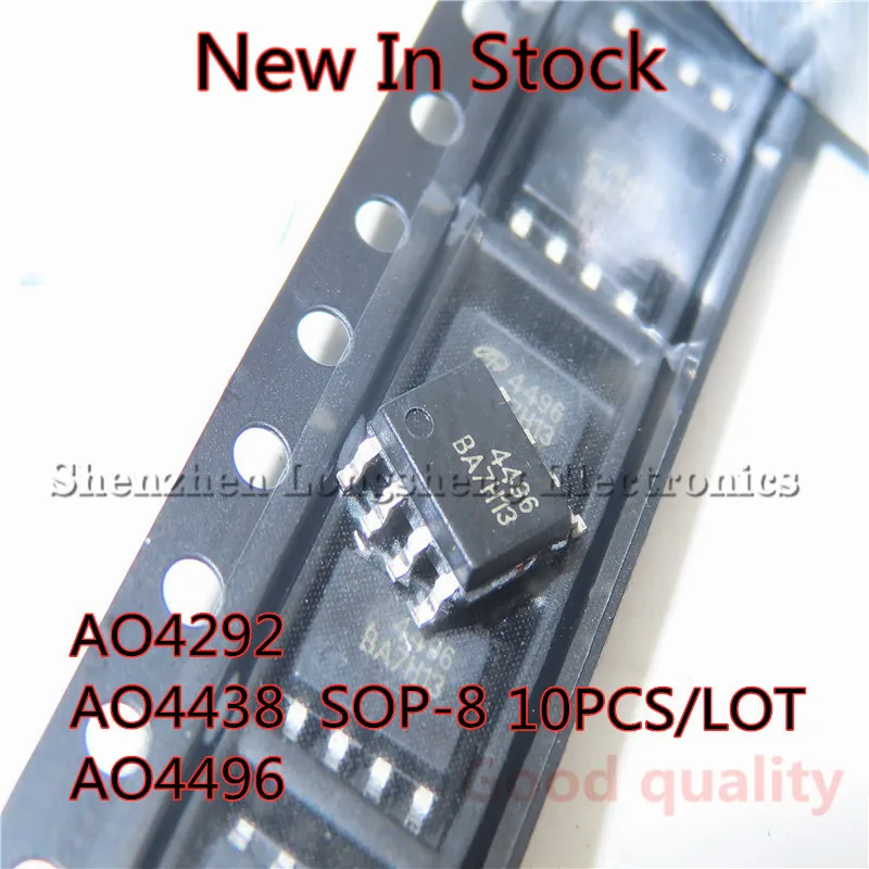 10 개/몫 새로운 AO4292 4292 AO4438 4438 AO4496 4496 SOP8 SOP 8 SMD MOS/FET ...