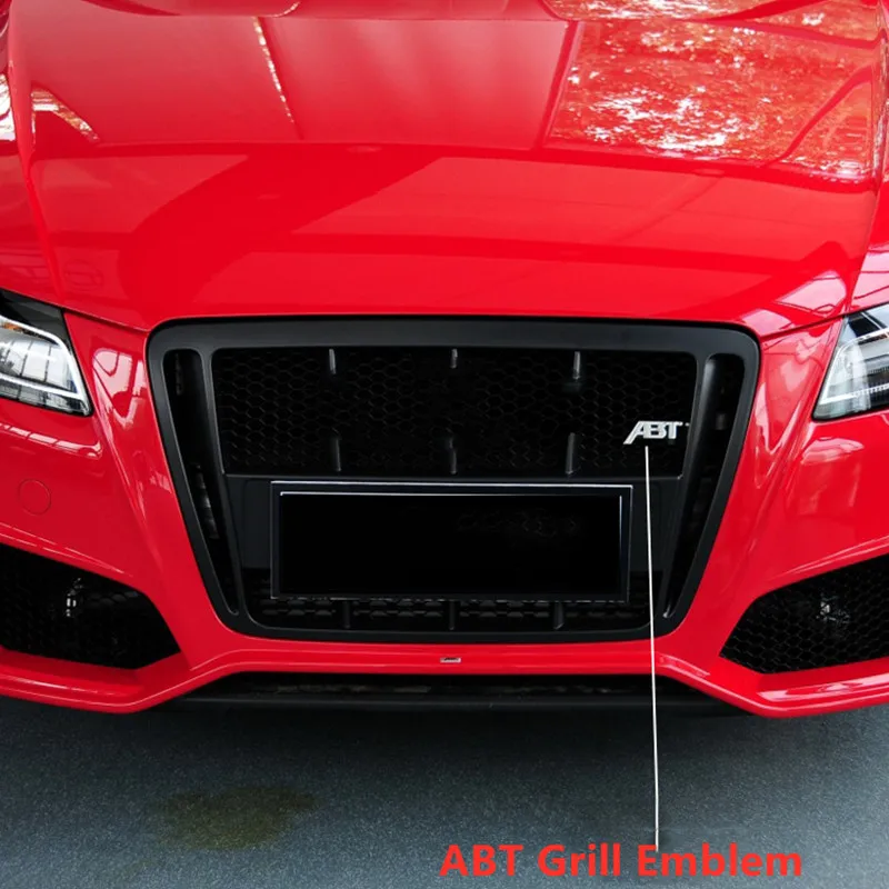 Generic Metal ABT Badge 4Motion Emblem Decals Front Grille For Audi ...