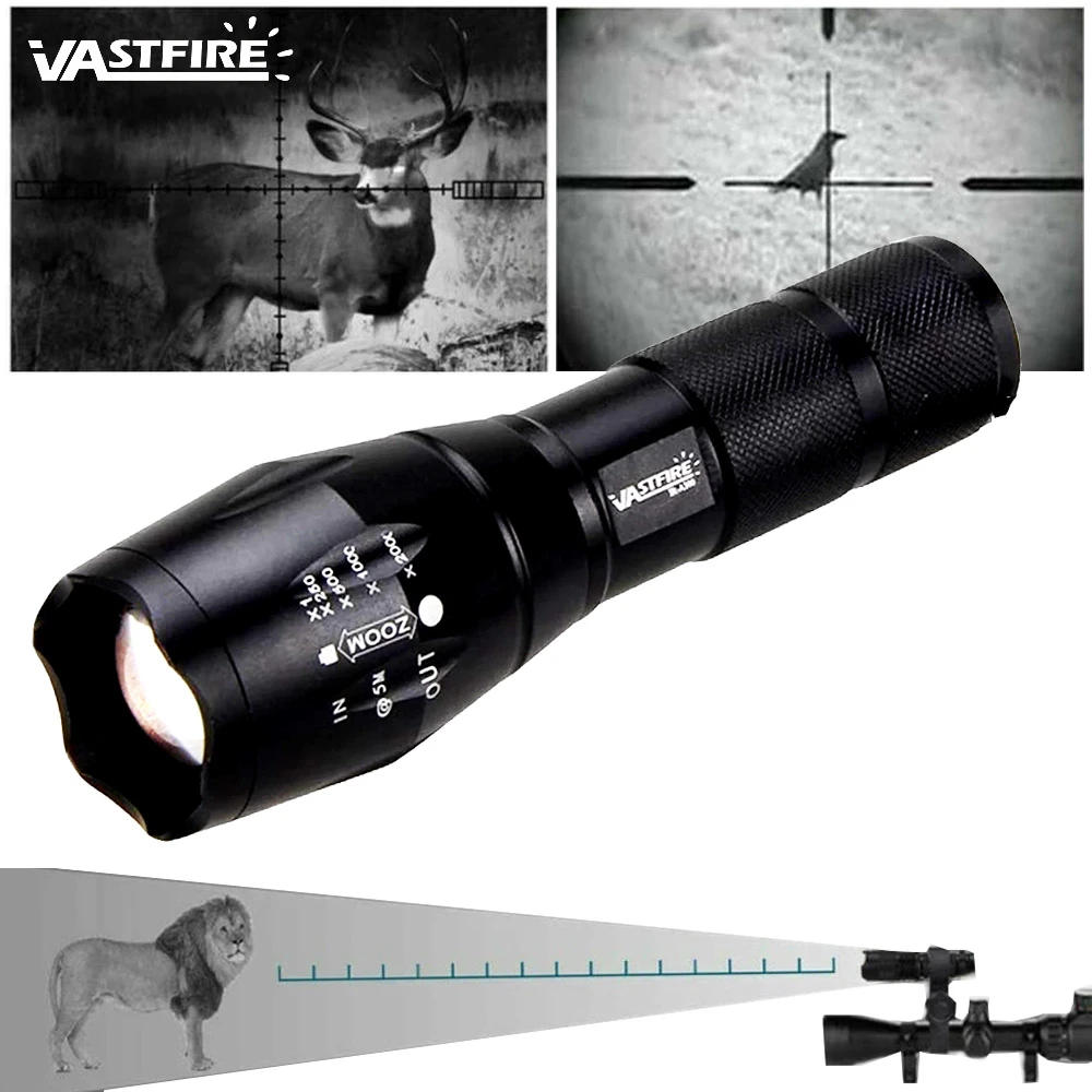 Vastfire Ir 850nm Night Vision Flashlight Torch Waterproof Infrared ...