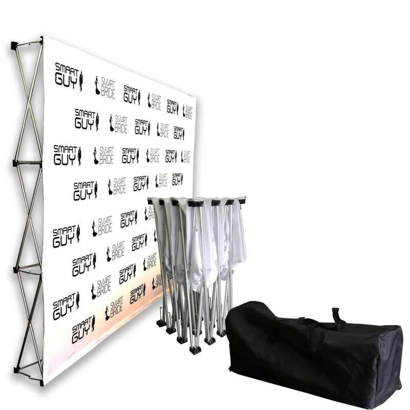 Promotion portable backdrop trade show stand folding booth pop up ...