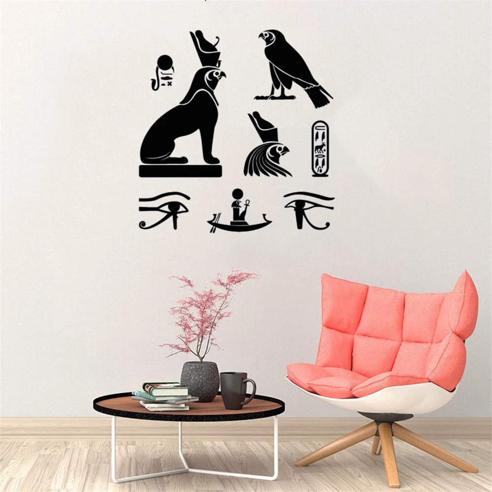 Egyptian Hieroglyphics Wall Decals