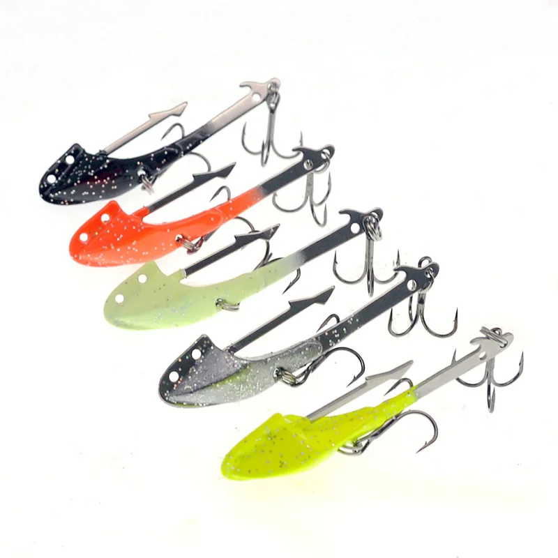 Fishing Vib Decoys 14g/25g Vibration Lures Hard Bait Vmc Hooks ...