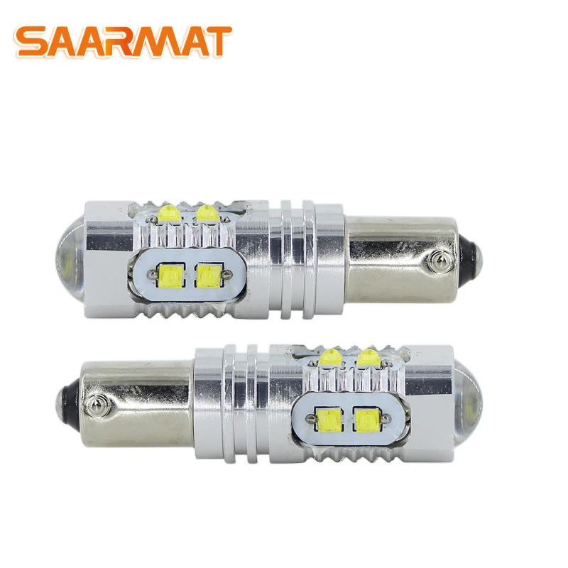 BAY9S T4W BAX9S H6W BAY9S H21W, 크리어 칩 화이트 LED 자동차 사이드 웨지 도어 클리어런스 조명 마커 ...