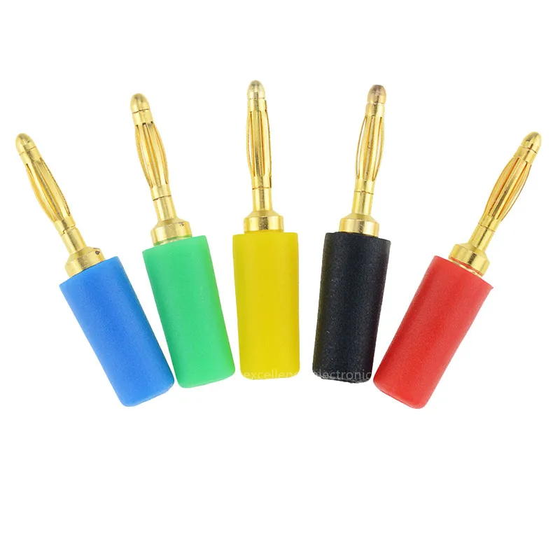 5pcs-Gold-Plated-2mm-Banana-Plug-Jack-For-Speaker-Amplifier-Test-Probes ...