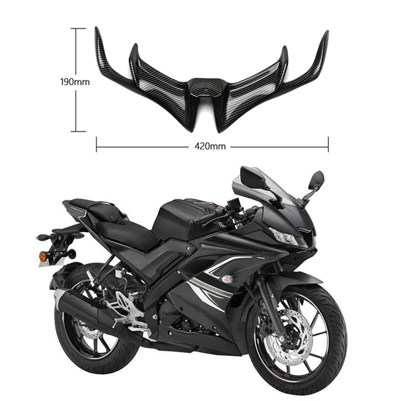 Carbon Fiber Front Fairing Aerodynamic Winglets Lower Cover Protection ...