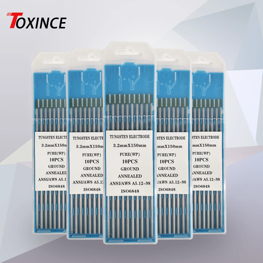 10pcs Green Tig Welding Rods Pure Tungsten Electrodes 1.0/1.6/2.0/2.4/3 ...