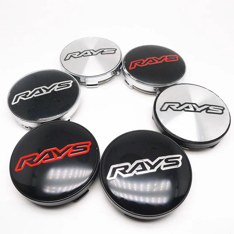 4pcs-60mm-Rays-Wheel-Center-Hub-Cap-Car-Rims-Dust-proof-Cover-Hubcaps ...