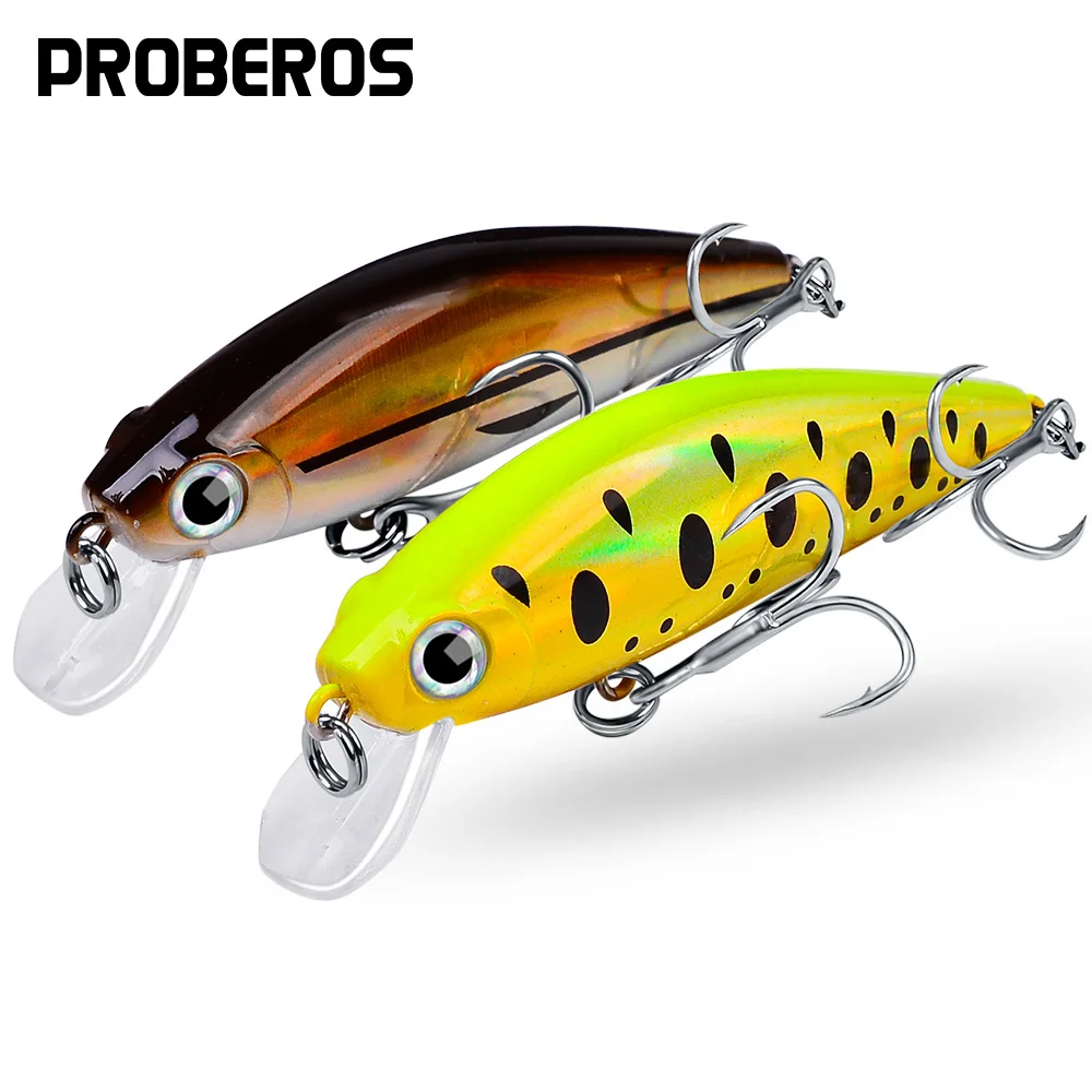 PROBEROS 1PC Hard Bait Minnow Fishing Lures 3g 11g Artificial Crankbait ...