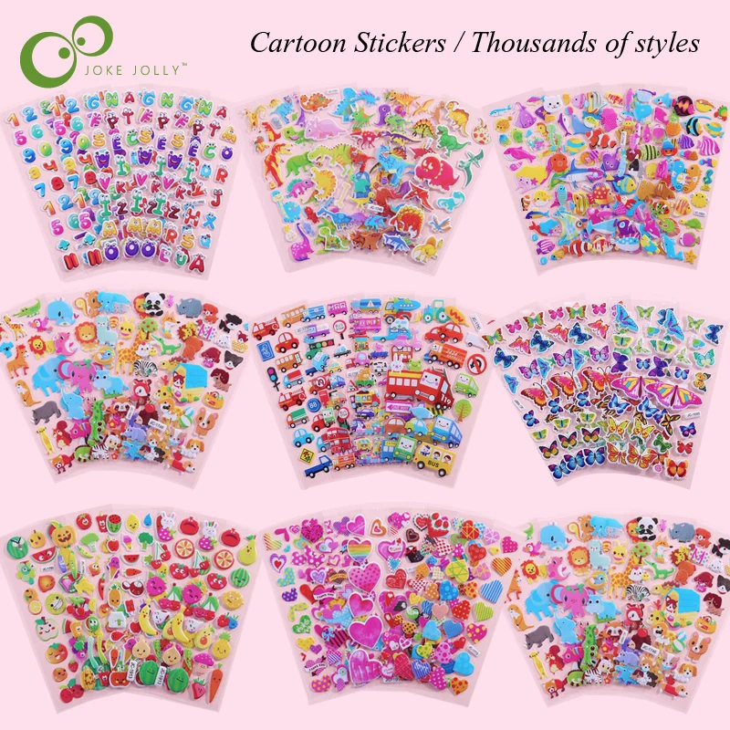 Outfits 6 sheets - Boys and Girls Stickers Dresses Cartoon People ...