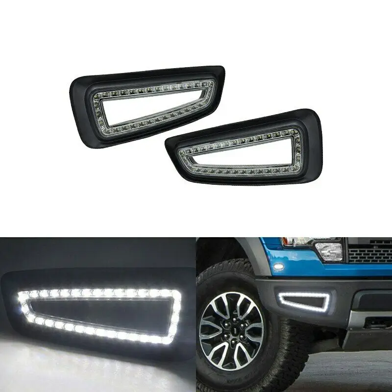 2PCS-LED-Bumper-DRL-Daytime-Running-Lights-For-2010-2011-2012-2013-2014 ...