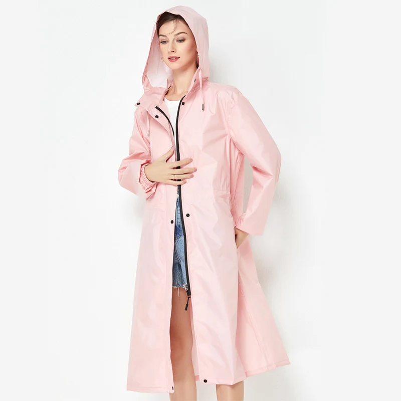 Raincoat-Waterproof-Mid-Length-Adult-Full-Body-Weatherproof-Fashion ...