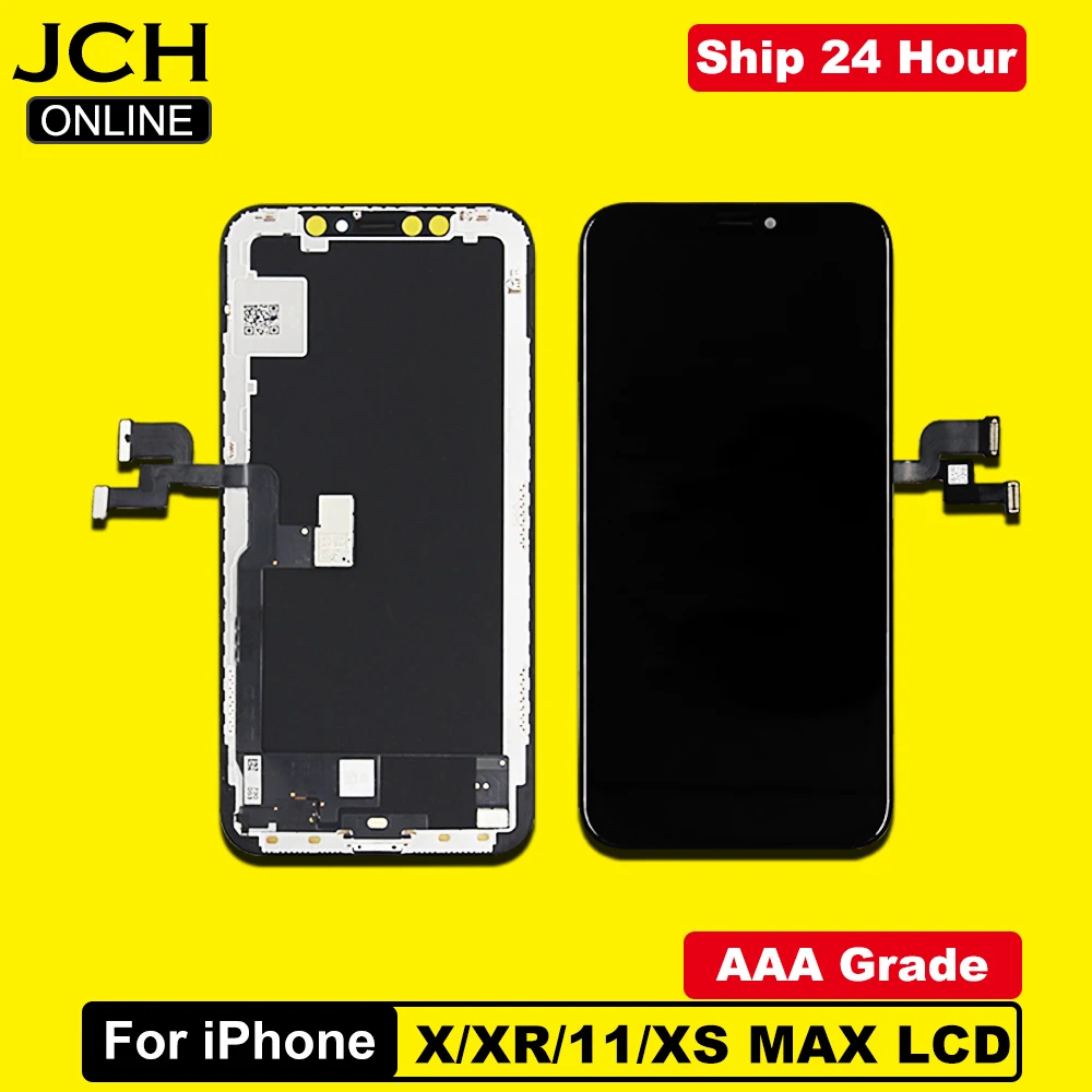 AAA+++ LCD Display for iPhone X OLED GX Touch Screen Digitizer Assembly ...