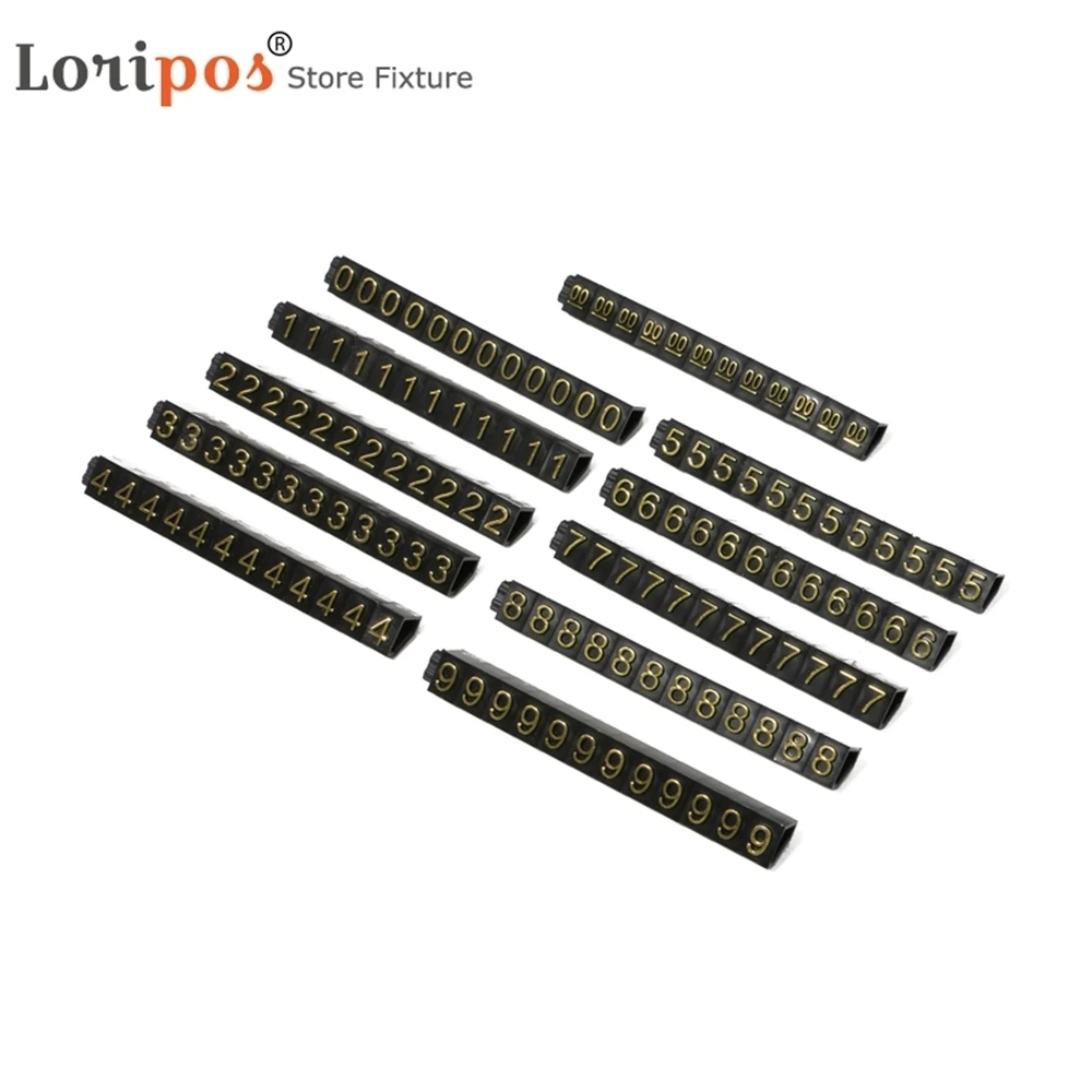 Jewellery Store Clear Black Plastic Price Tag Holder Jewelry Pricing ...