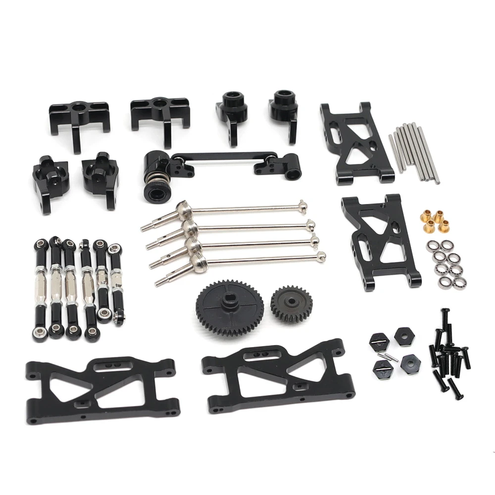 Metal Upgrade Kit Drive Shaft Pull Rod Swing Arm Steering Cup Gear For ...
