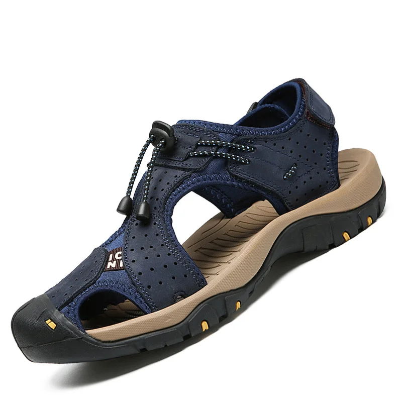 male shoe slippers sandales breathable rubber sandalia mens masculina ...