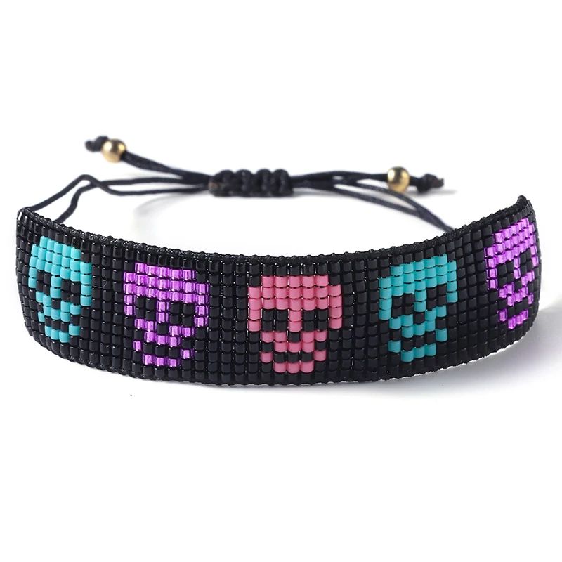 Friendship Bracelet Patterns Skull