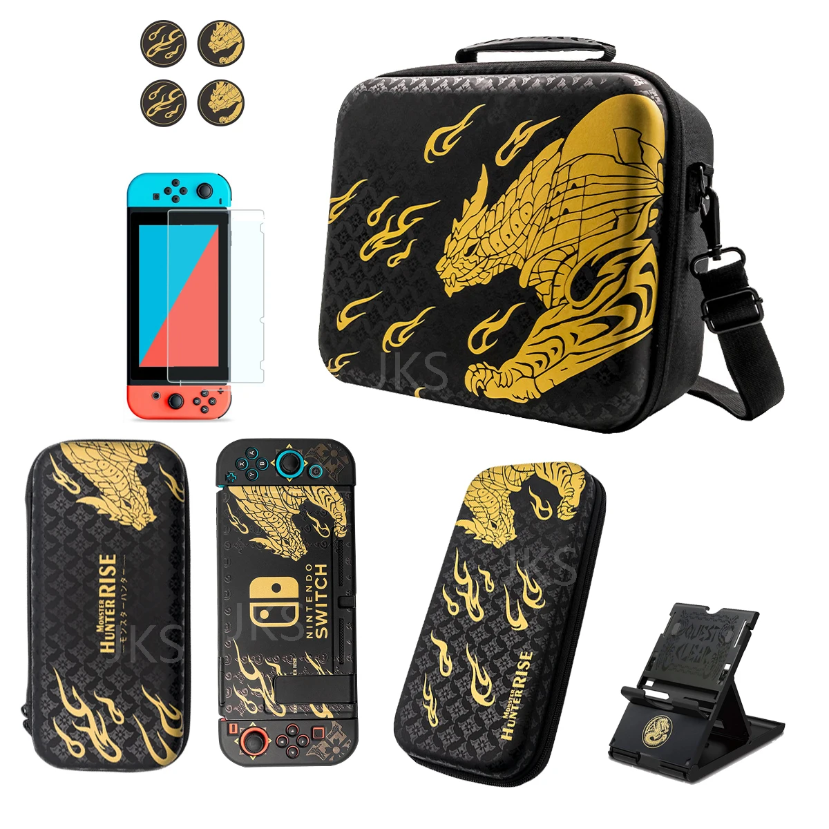 Monster-Hunter-RISE-Storage-Bag-Hard-Box-Travel-Carrying-Case-Thumb ...