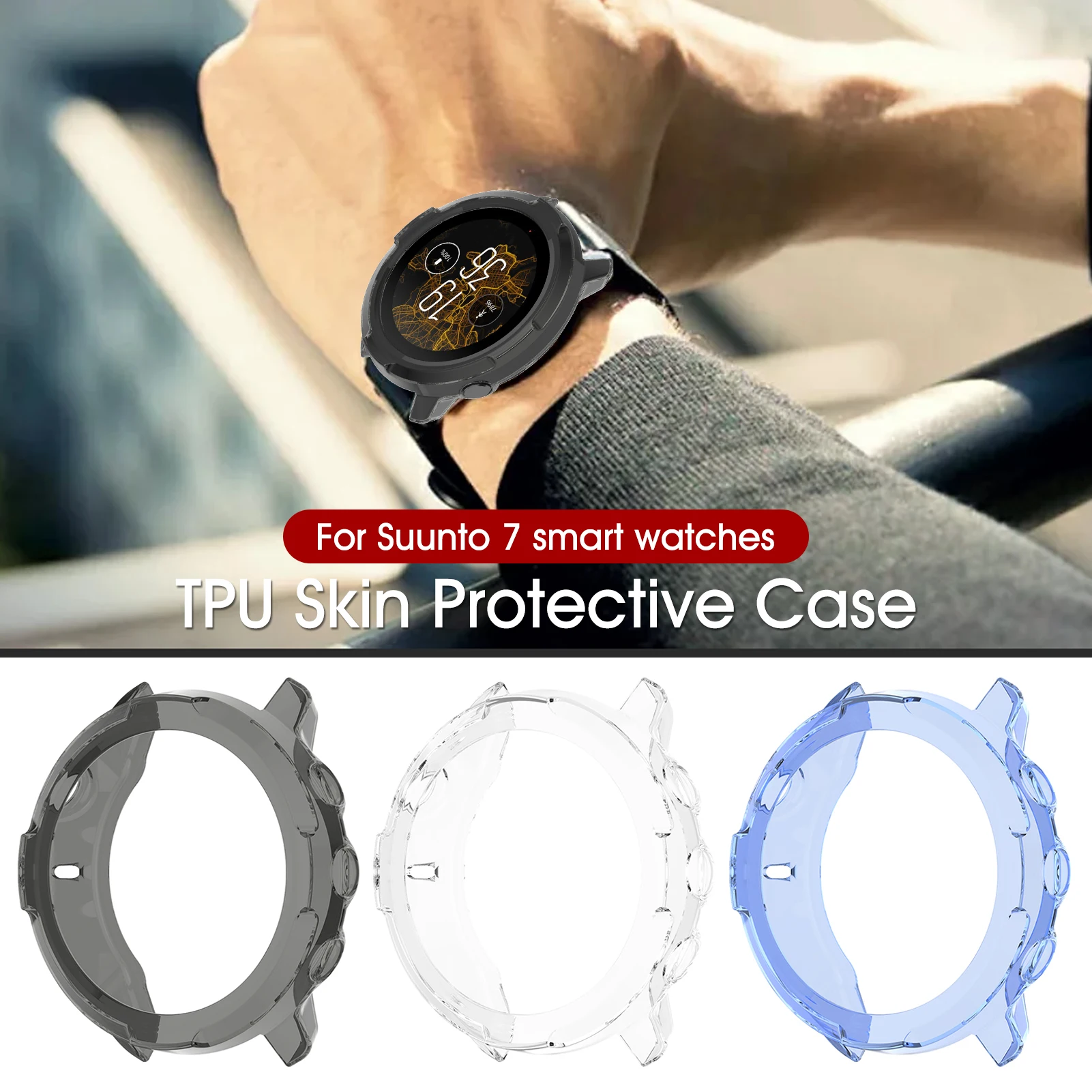 New-Fashion-Soft-TPU-Watch-Protective-Case-Bracelet-Protective-Watch ...