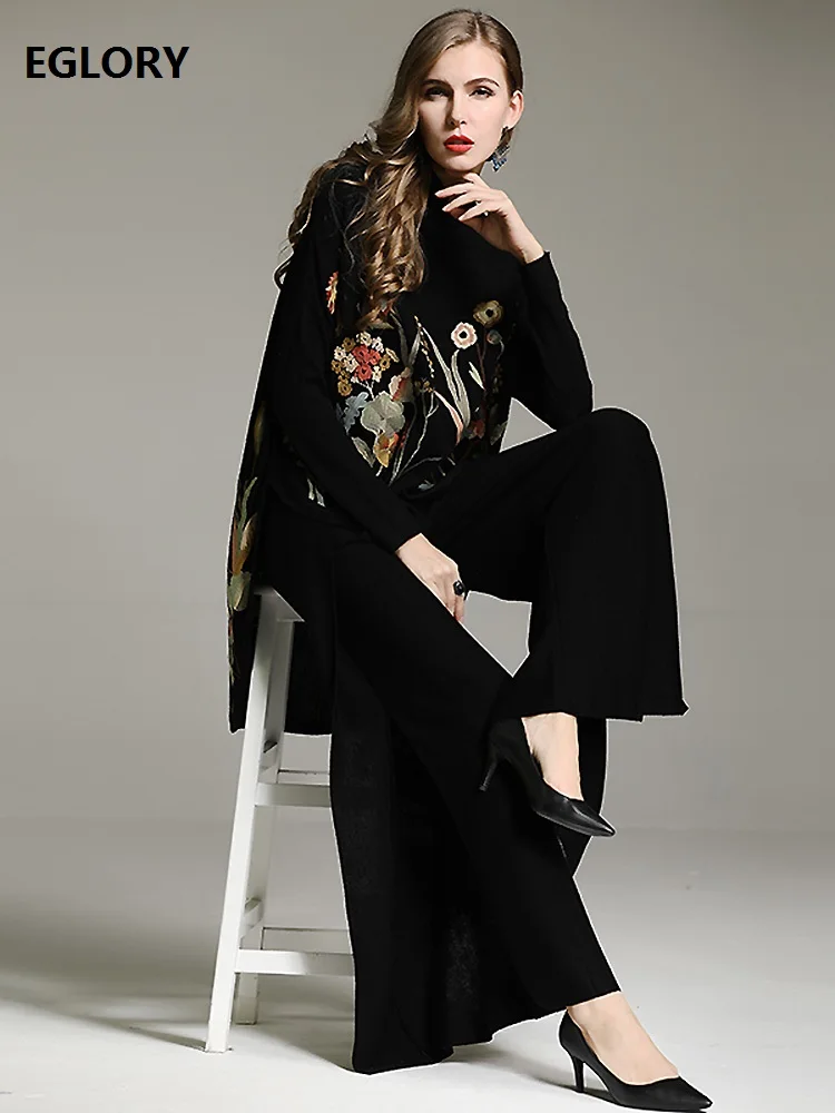 Top Grade Designer Clothing Sets 2019 Autumn Winter Knitwear Women ...