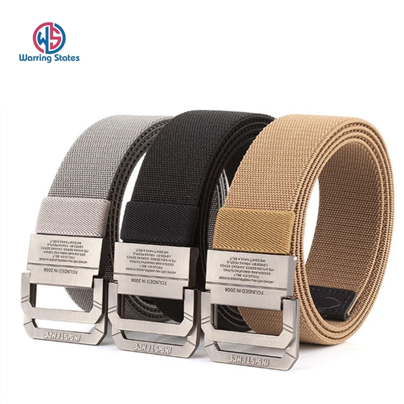 Tactical Elastic Woven Belt Men Military SWAT Nylon Outdoor Combat Belt ...