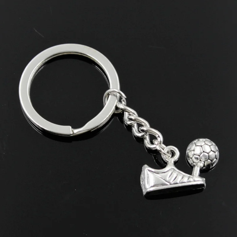 New-Fashion-Men-30mm-Keychain-DIY-Metal-Holder-Chain-Vintage-Football ...